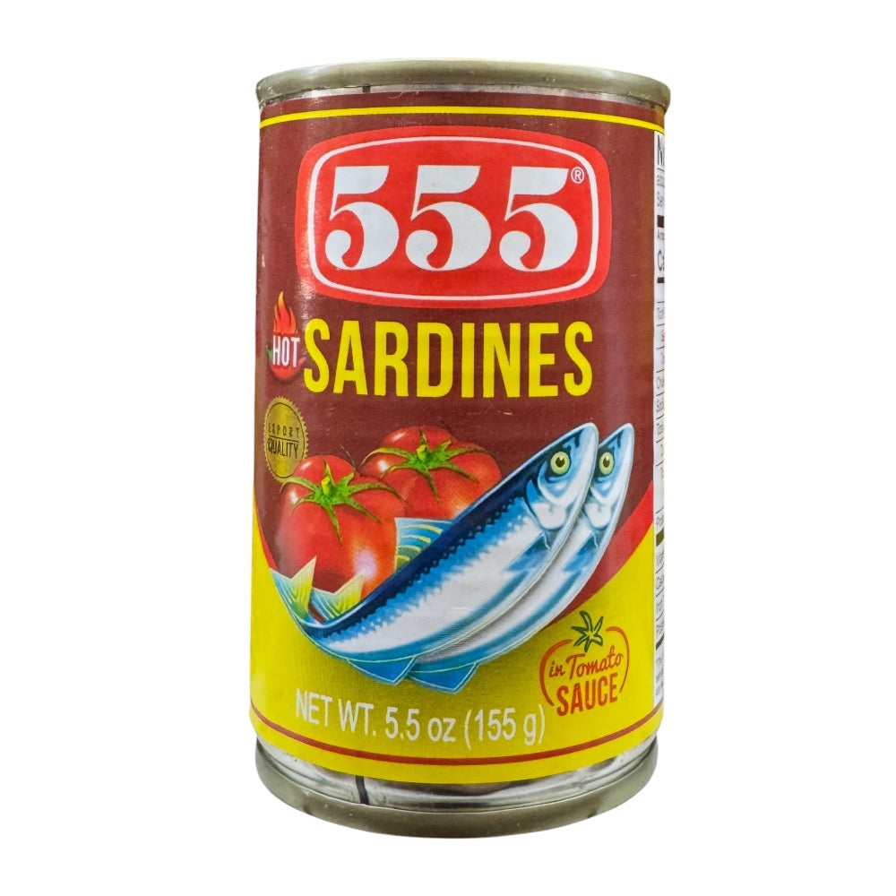 555 Hot Sardines in Tomato Sauce – ZHICAY FOODS