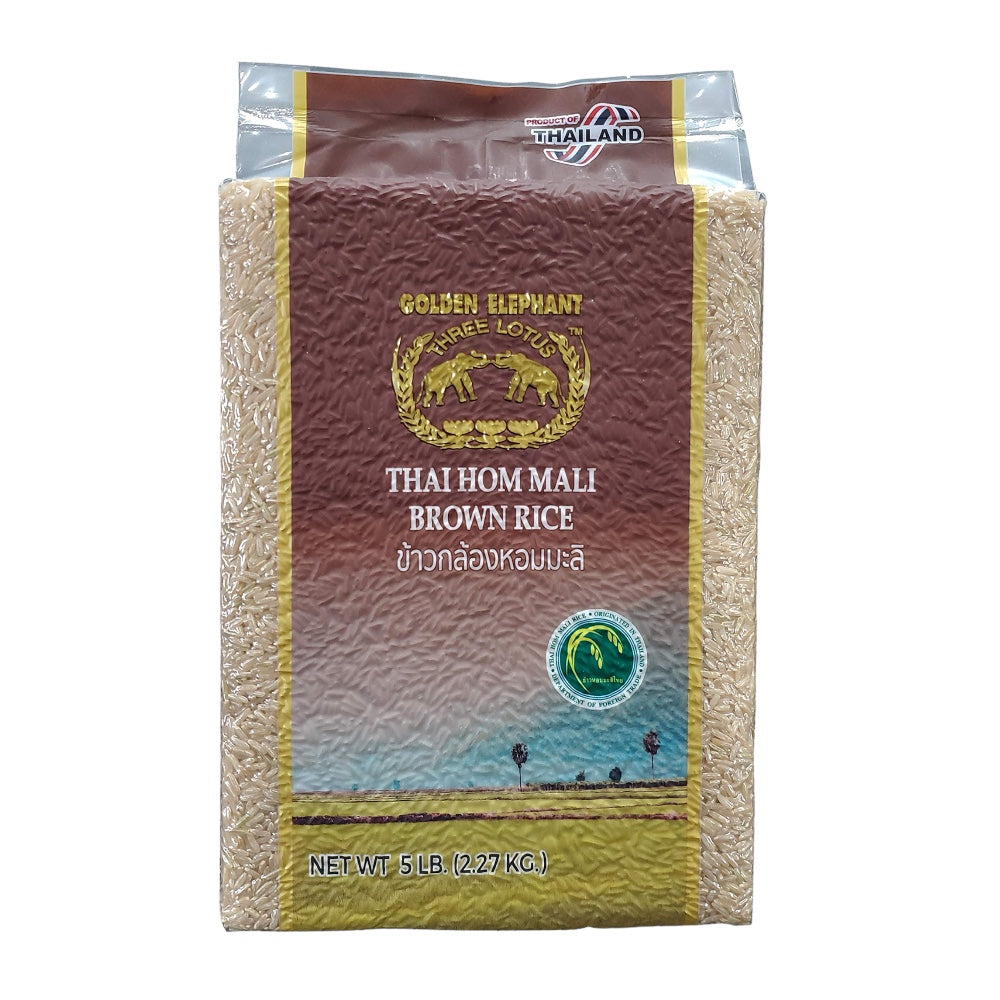 Golden Elephant Thai Hom Mali Brown Rice – ZHICAY FOODS