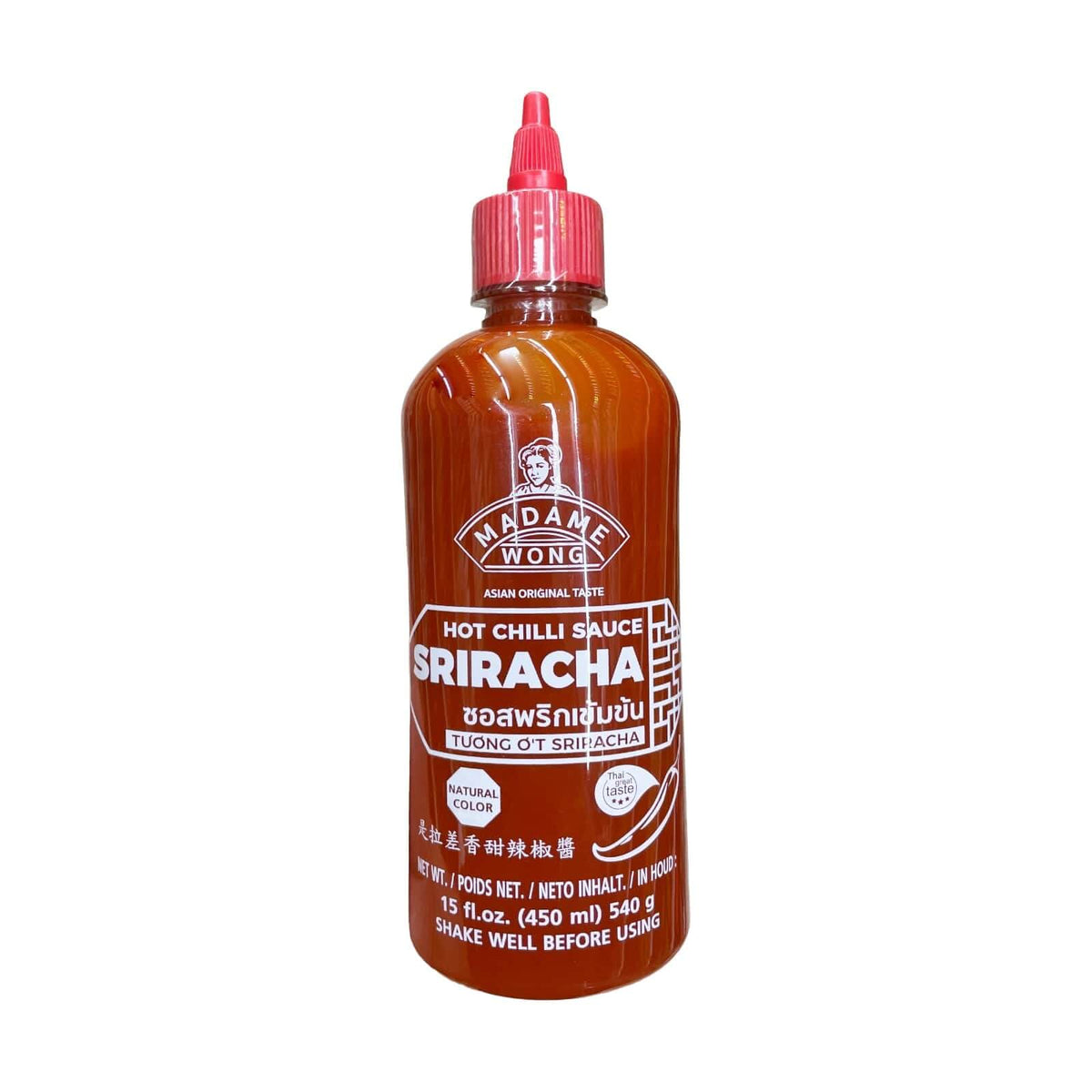 Madame Wong Sriracha Hot Chilli Sauce – ZHICAY FOODS