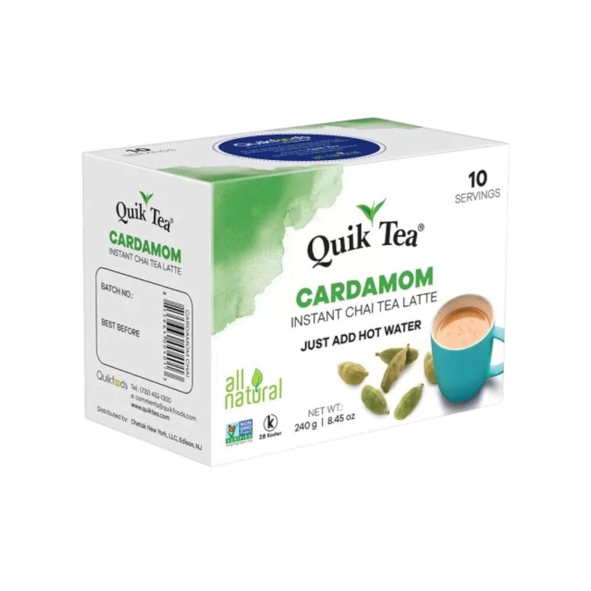 Quik Tea Cardamom Instant Chai Tea Latte – ZHICAY FOODS