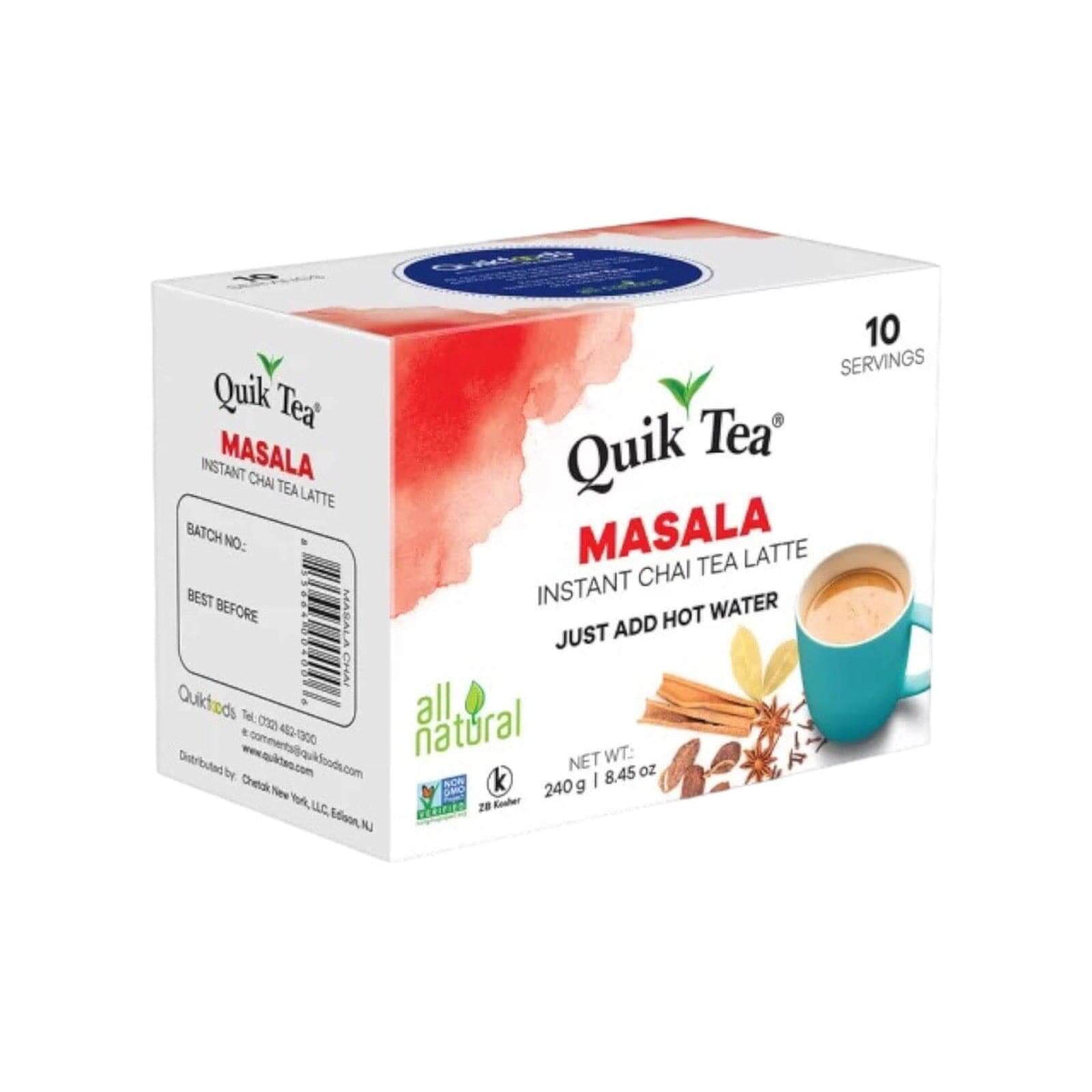 Quik Tea Masala Instant Chai Tea Latte – ZHICAY FOODS