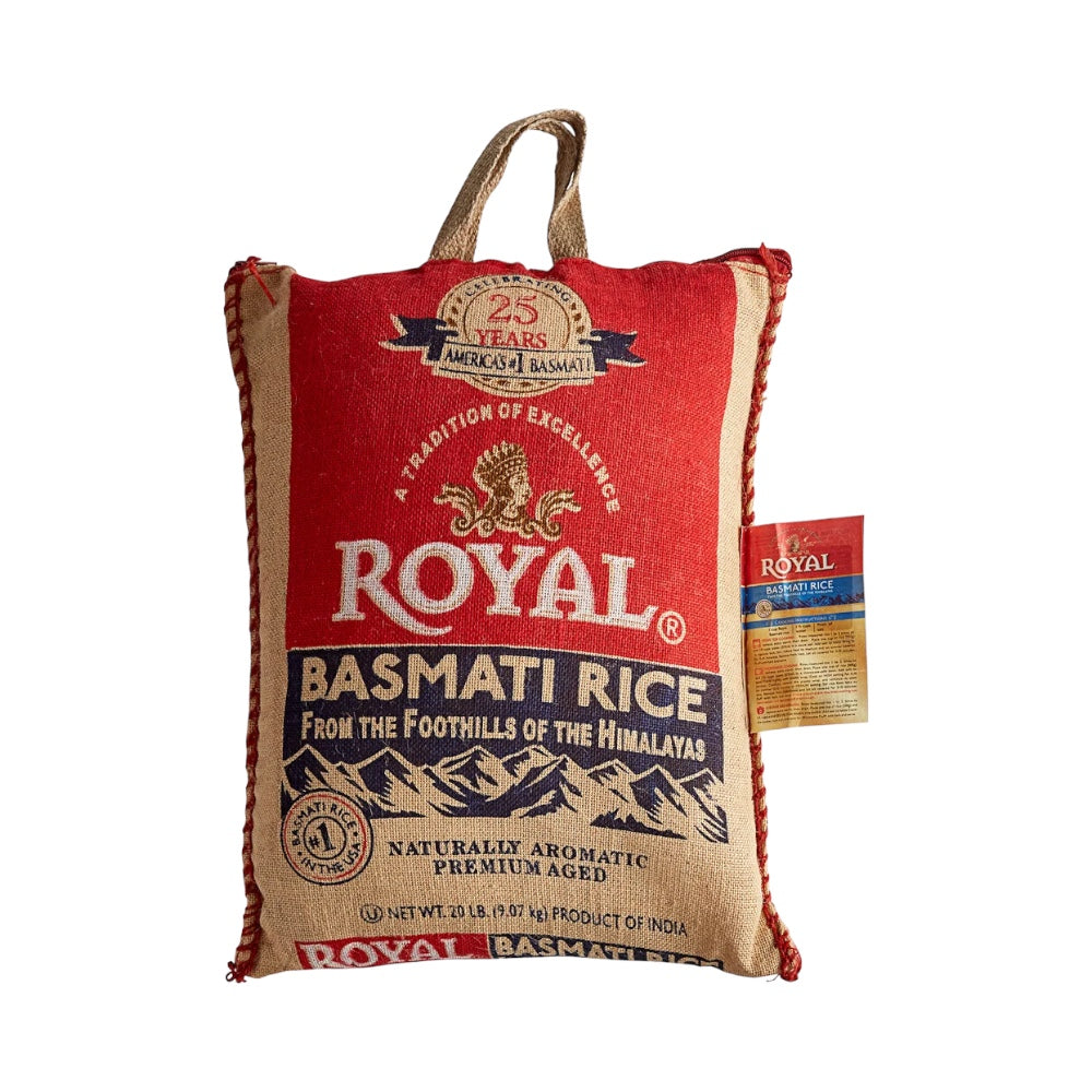 Premium Royal Basmati Rice 20LB - Authentic Flavor – ZHICAY FOODS