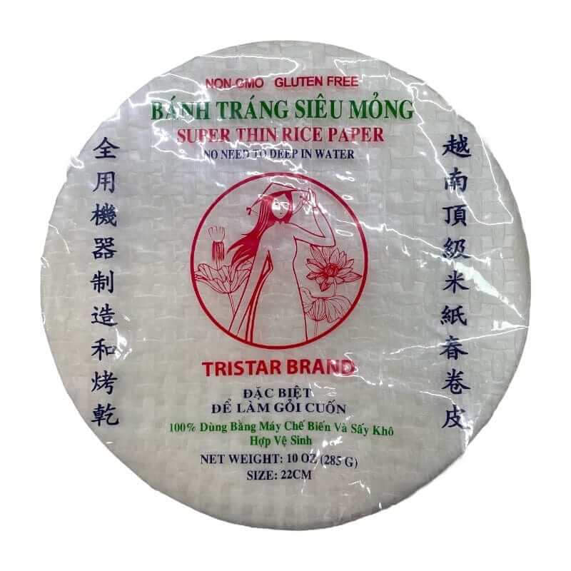 Tristar Brand Super Thin Rice Paper – ZHICAY FOODS