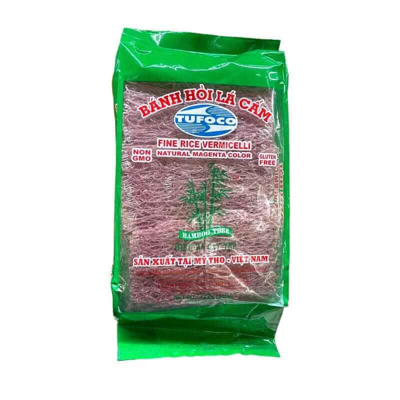 Tufoco (Bamboo Tree) Fine Rice Vermicelli Natural Magenta Color ...