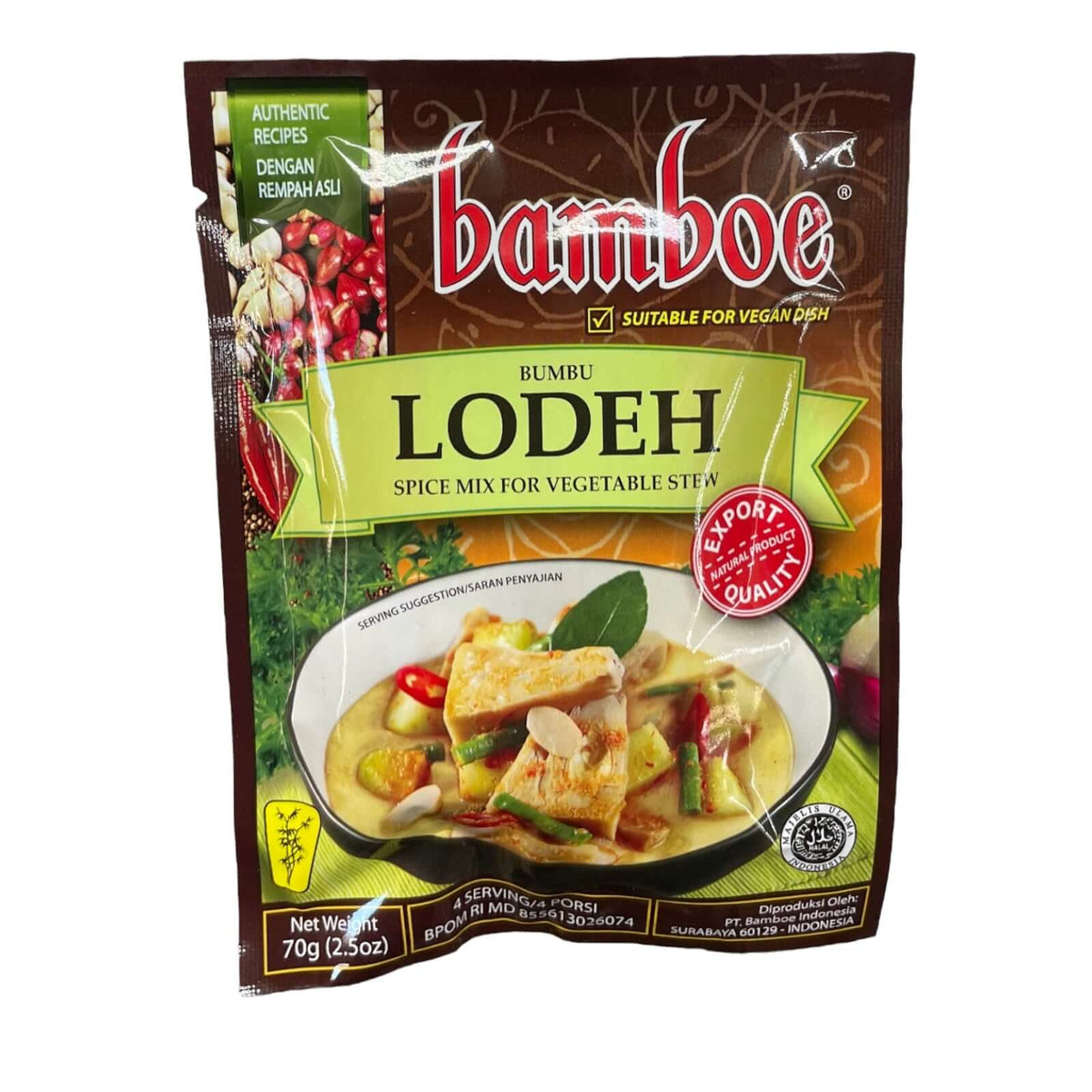 bamboe Lodeh Spice Mix – ZHICAY FOODS