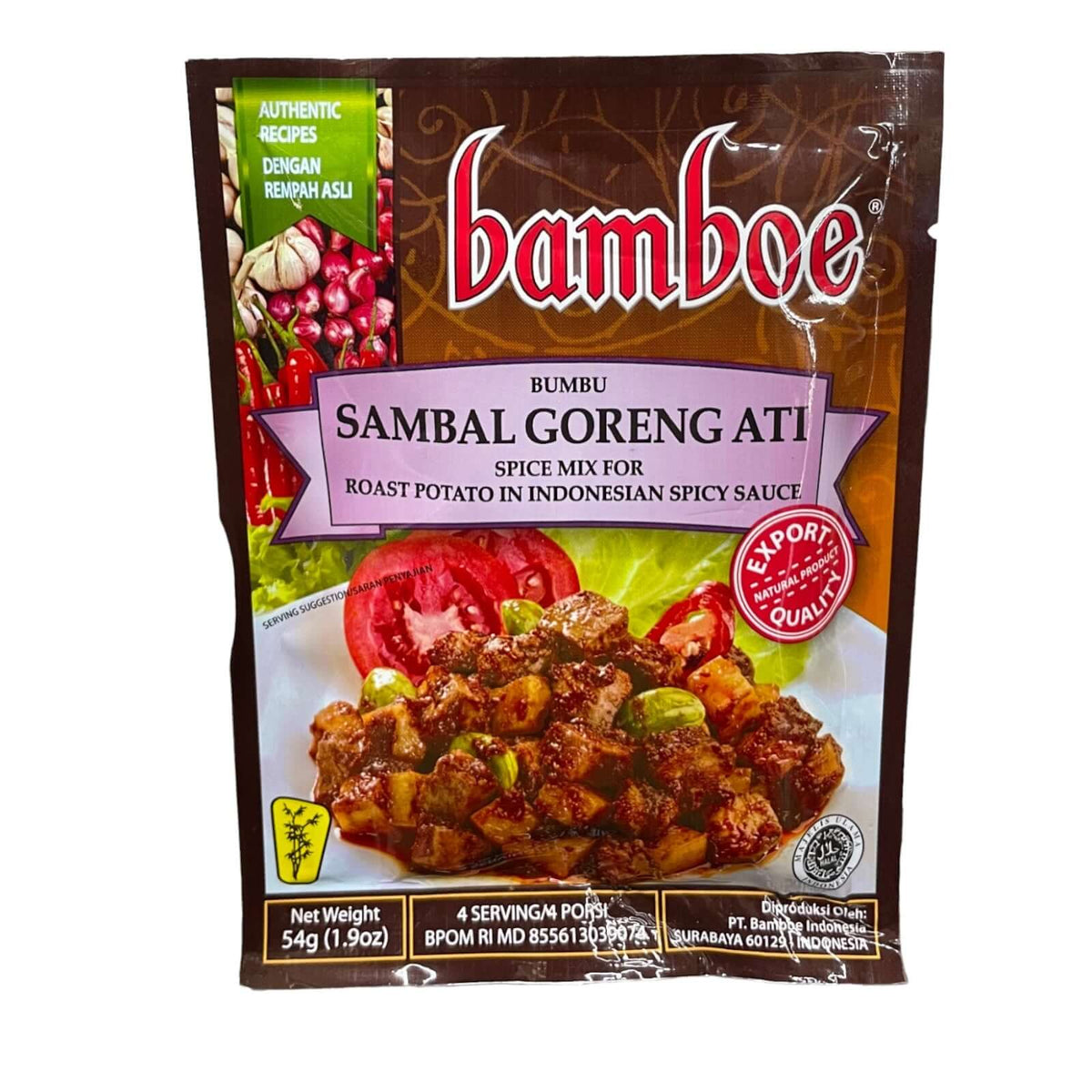 bamboe Sambal Goreng Ati Spice Mix – ZHICAY FOODS
