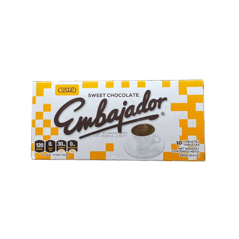 Embajador Sweet Chocolate – ZHICAY FOODS