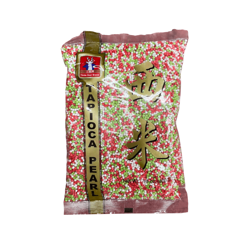 Three Deer Brand Small Tapioca Pearl Mix – ZHICAY FOODS