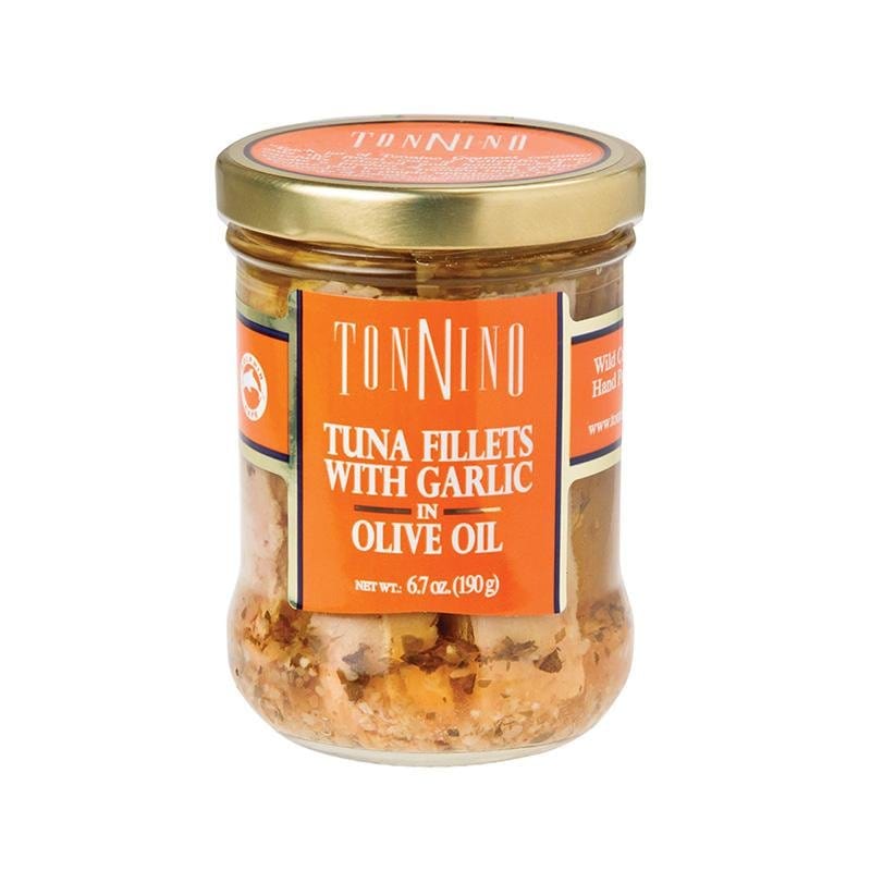 Tonnino Tuna Fillets with Garlic in Olive Oil – ZHICAY FOODS